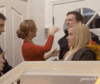 Awkward Hug Gif