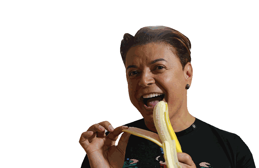 Banana David Sticker by Multishow for iOS & Android | GIPHY
