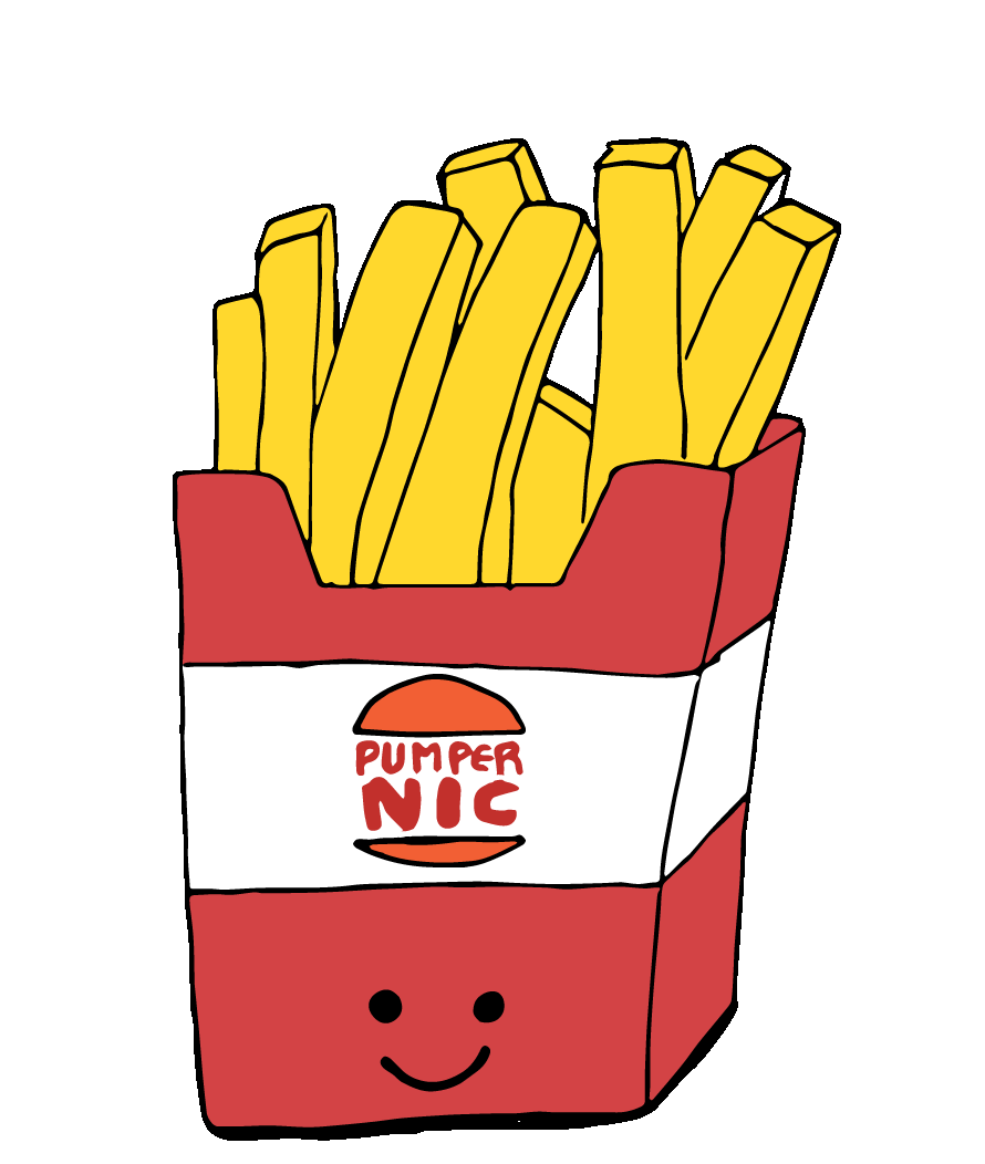 Fried Potato Chips Sticker by EscuelaDevRock for iOS & Android | GIPHY