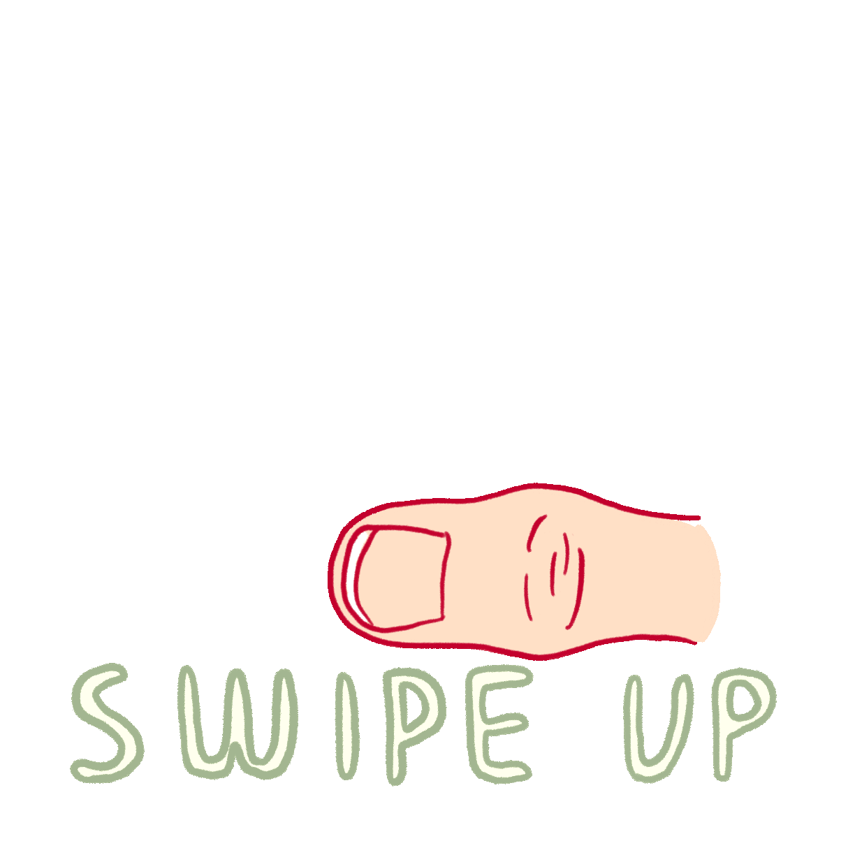Instagram Swipe Up Sticker by Alice Socal for iOS & Android | GIPHY
