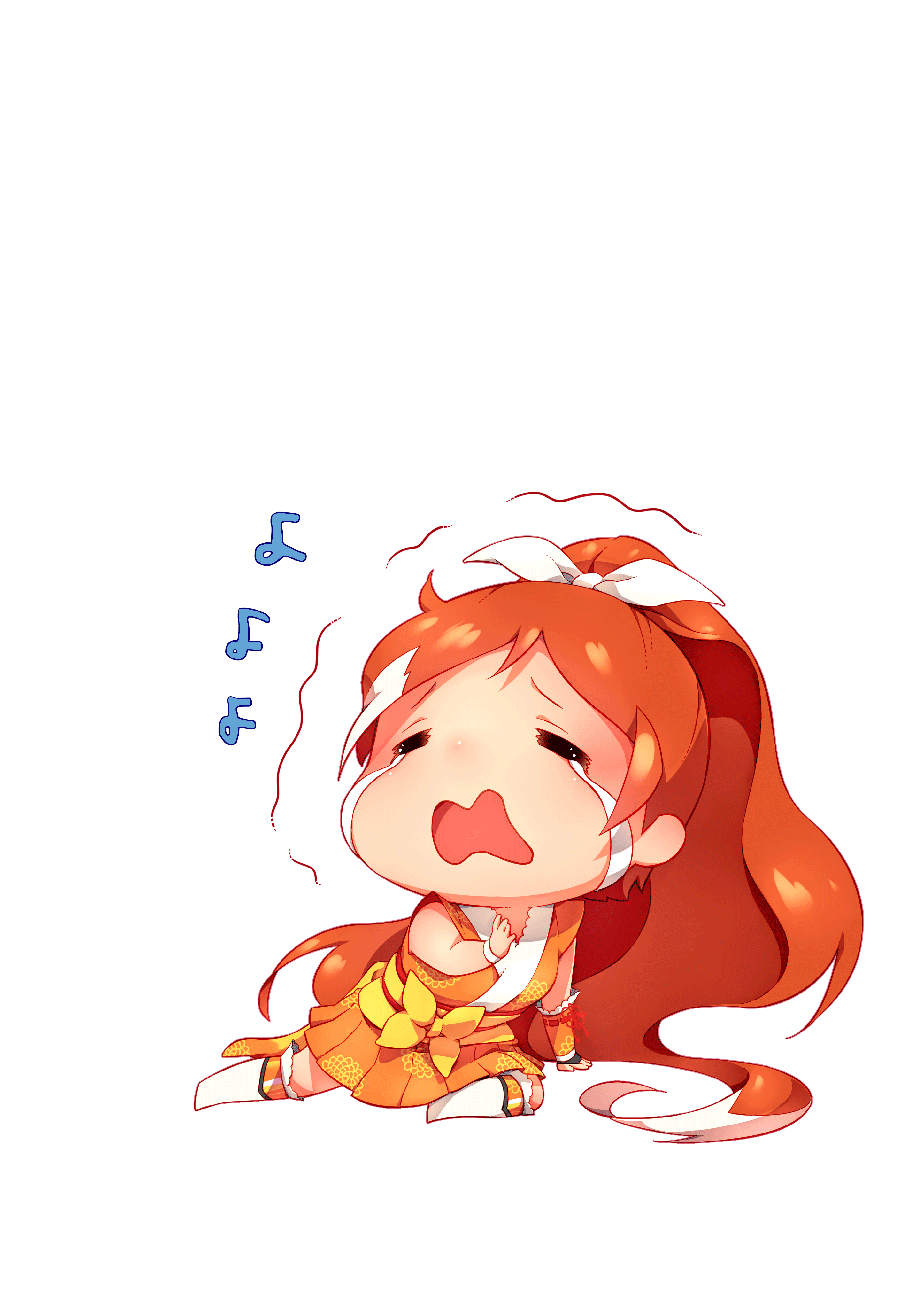 Sad Cry Sticker by Crunchyroll for iOS & Android | GIPHY
