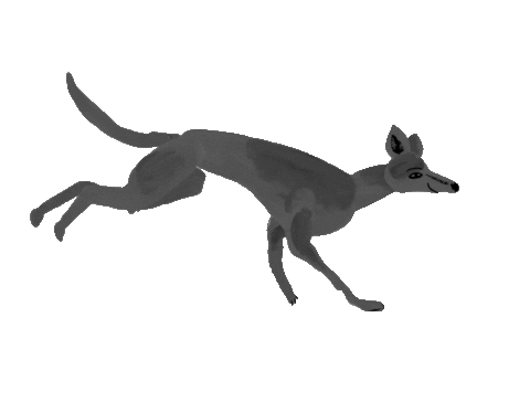 Dog Running Sticker by vres for iOS & Android | GIPHY