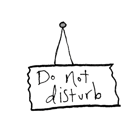 Do Not Disturb Sticker for iOS & Android | GIPHY