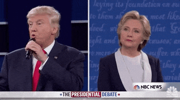 Presidential Debate GIF by Election 2016 - Find & Share on GIPHY
