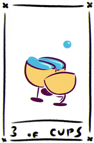 3 Of Cups GIF by Lwski - Find & Share on GIPHY