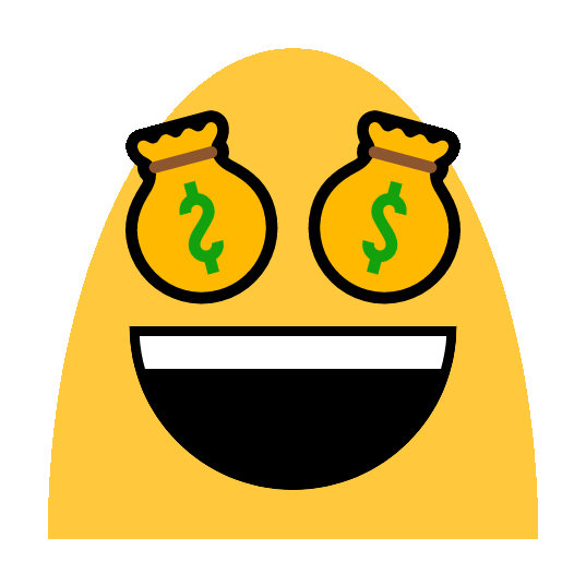 Happy Money Sticker by Emojitool for iOS & Android | GIPHY