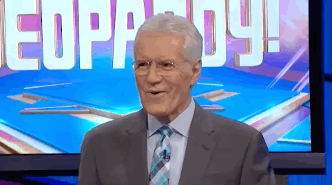 Alex Trebek GIF by Jeopardy! - Find & Share on GIPHY