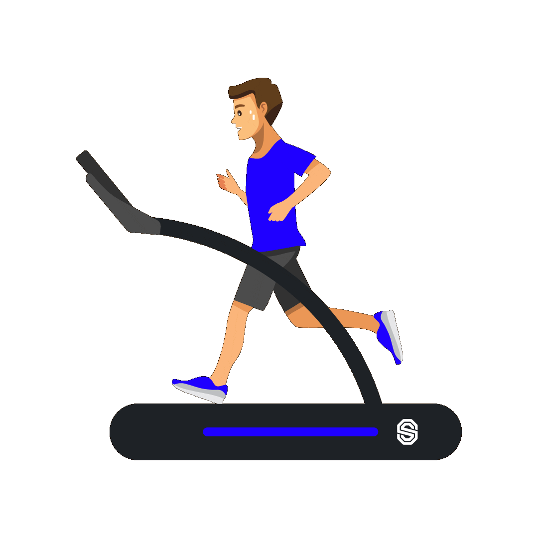 Gym Running Sticker by Saints & Stars for iOS & Android | GIPHY