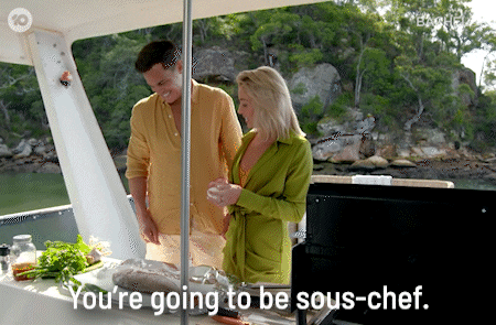 Chef Cooking GIF by The Bachelor Australia - Find & Share on GIPHY