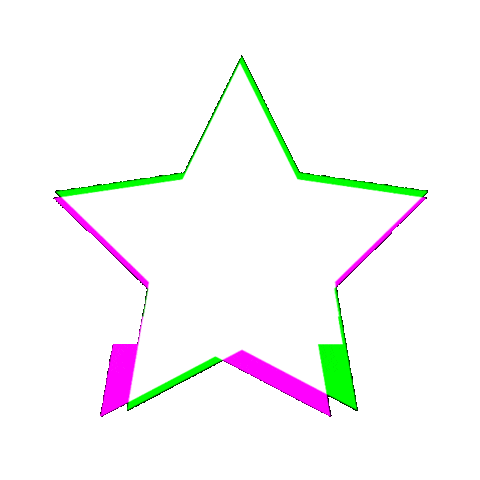 Glitch Star Sticker by SiteDex Hosting for iOS & Android | GIPHY