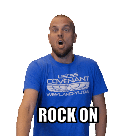 Rock On Sticker by RauwCC for iOS & Android | GIPHY
