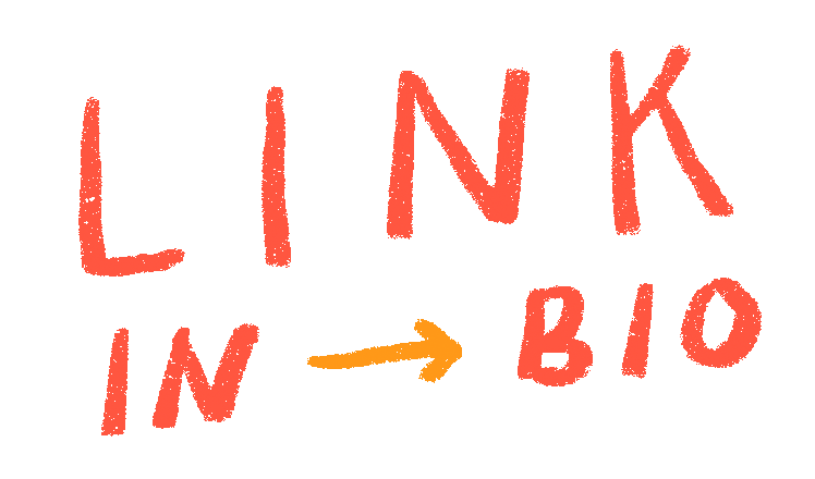 Link In Bio Sticker by Kat Schneider for iOS & Android | GIPHY