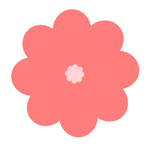 Pink Flower Sticker for iOS & Android | GIPHY