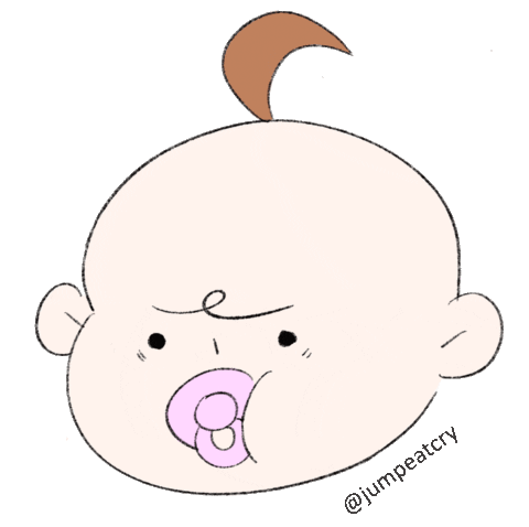 Angry Baby Sticker by Jump Eat Cry for iOS & Android | GIPHY