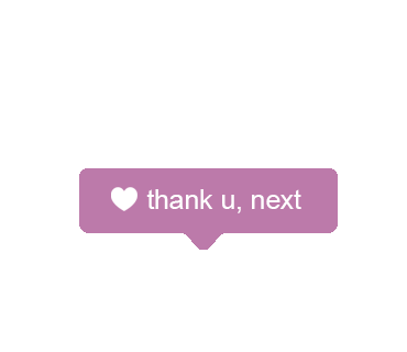 Thank U Next Sticker by Ariana Grande for iOS & Android | GIPHY
