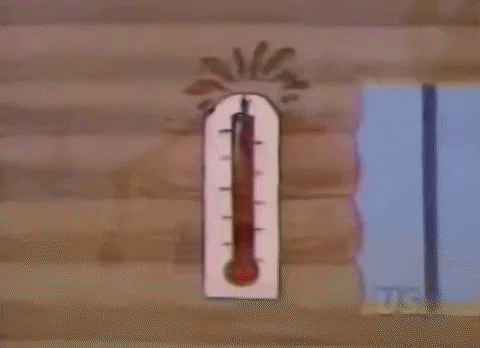 Hot Temperature Thermometer Vintage Cartoon GIF - Find & Share on GIPHY