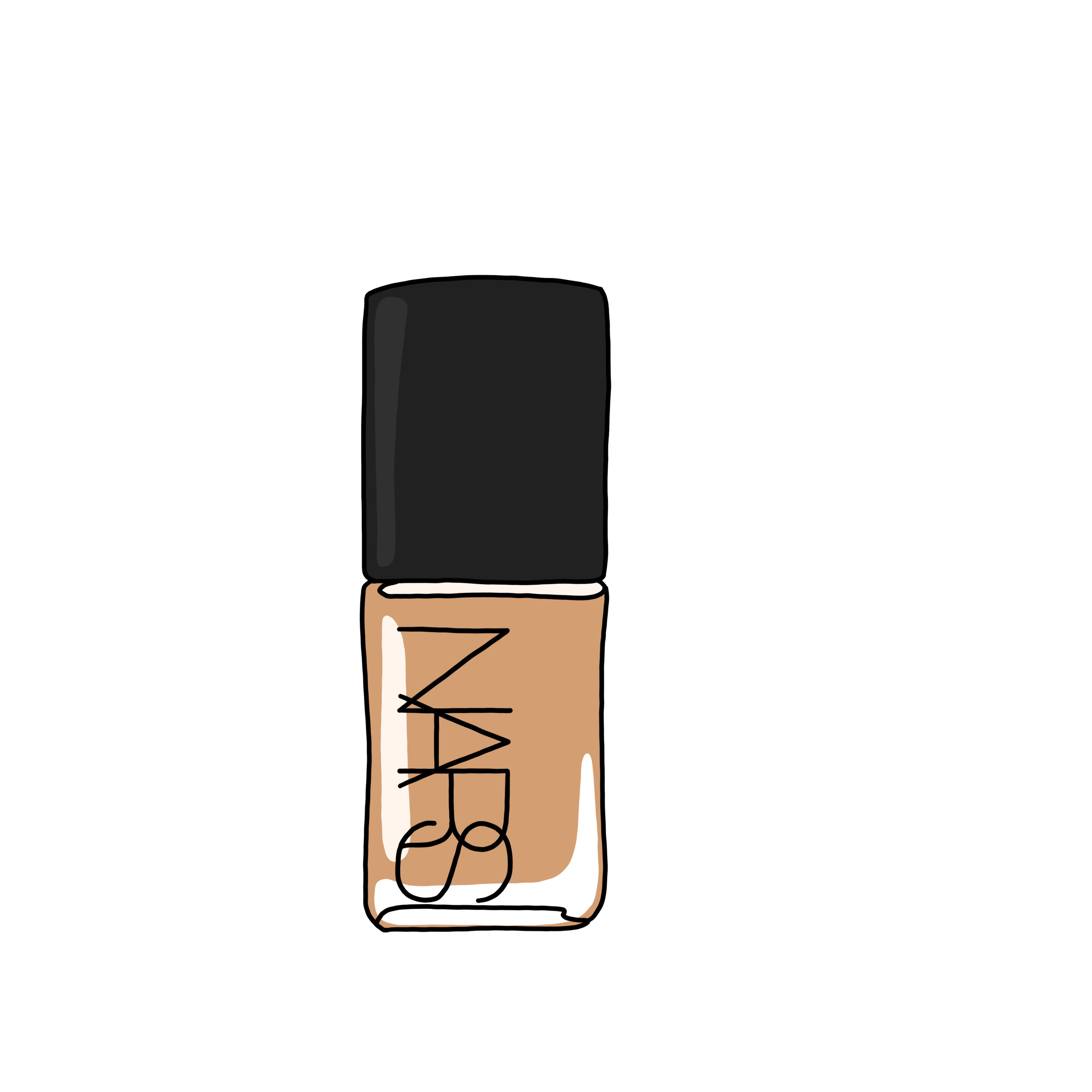 Beauty Foundation Sticker by NARS Cosmetics for iOS & Android | GIPHY