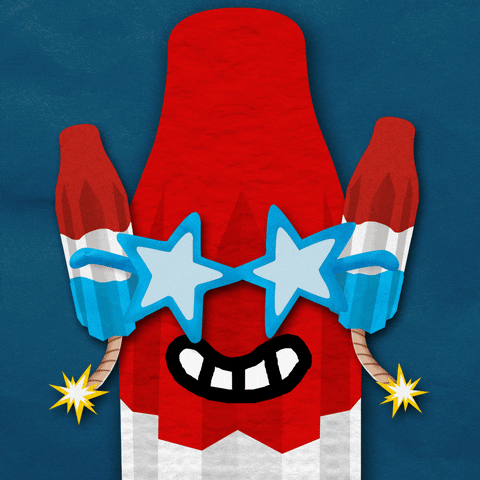 Red White And Blue Deal With It GIF by Bomb Pop - Find & Share on GIPHY
