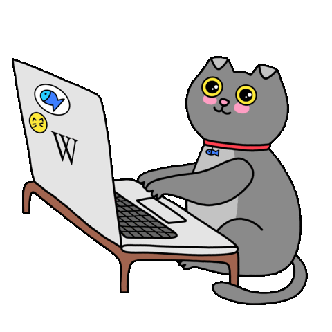 Cat Working Sticker by Idil Keysan for iOS & Android | GIPHY