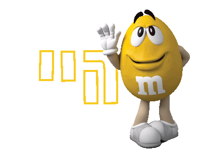 Mms Hello Sticker by M&M's IL for iOS & Android | GIPHY