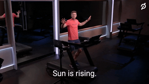 Working Out Good Morning GIF by Peloton - Find & Share on GIPHY