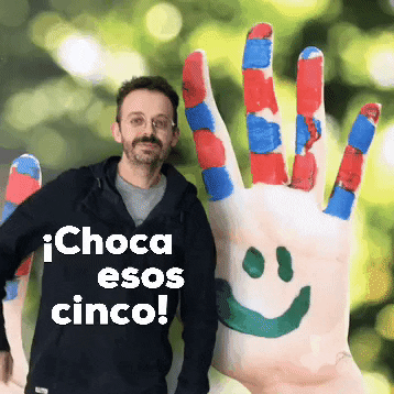 Gif Saltando Chocando Los Cinco Chocalas Hora De Aventura GIF