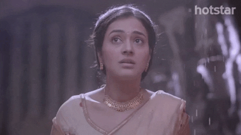 Looks Around Mayavi Maling GIF by Hotstar - Find & Share on GIPHY