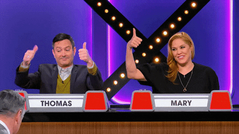 Game Show Thumbs Up GIF by ABC Network - Find & Share on GIPHY