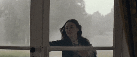 Walking Out Window Gif
