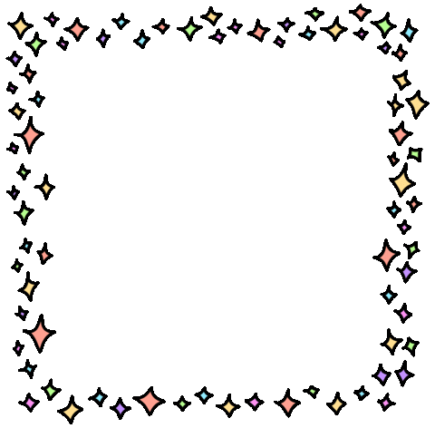 Rainbow Stars Border