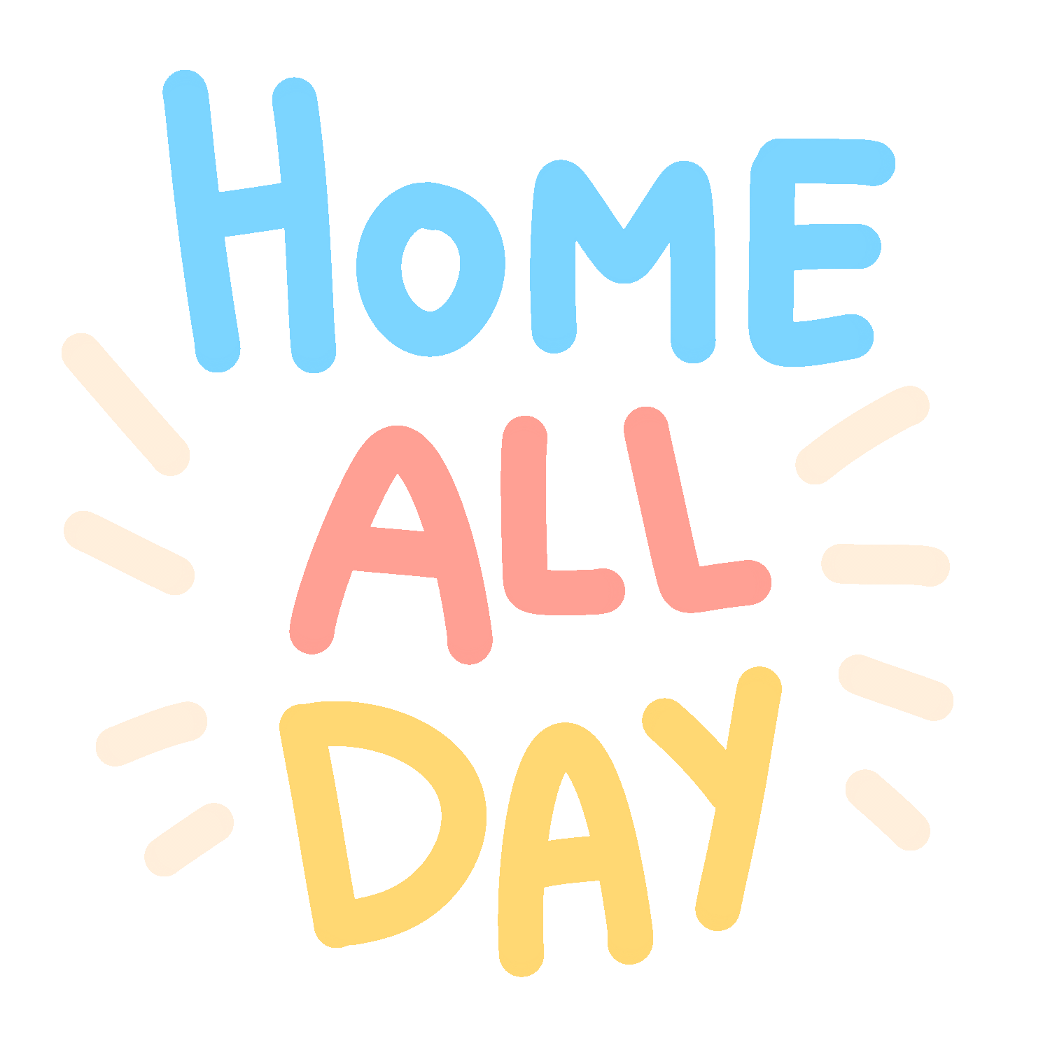 Tired All Day Sticker by A is for Ai for iOS & Android | GIPHY