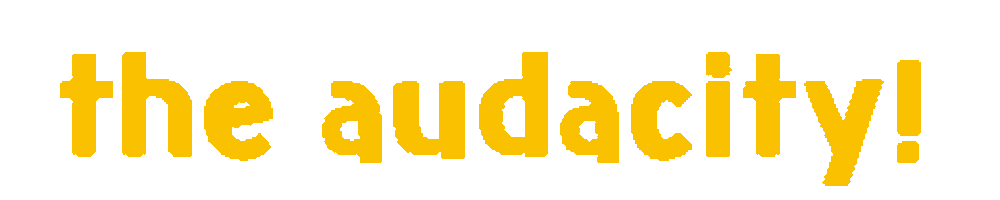 Audacity Sticker by Taylord for iOS & Android | GIPHY