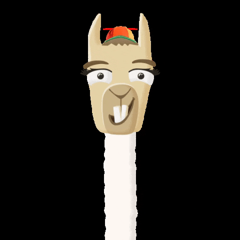 Garden Lama GIF by SVTBARN - Find & Share on GIPHY
