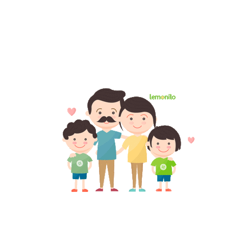 Family Love Sticker by Lemonilo for iOS & Android | GIPHY