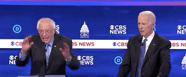Democratic Debate GIF by CBS News - Find & Share on GIPHY