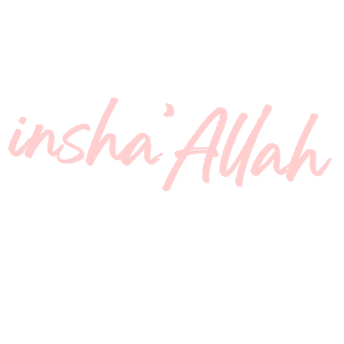 Insha Allah Islam Sticker by sunnah planner for iOS & Android | GIPHY