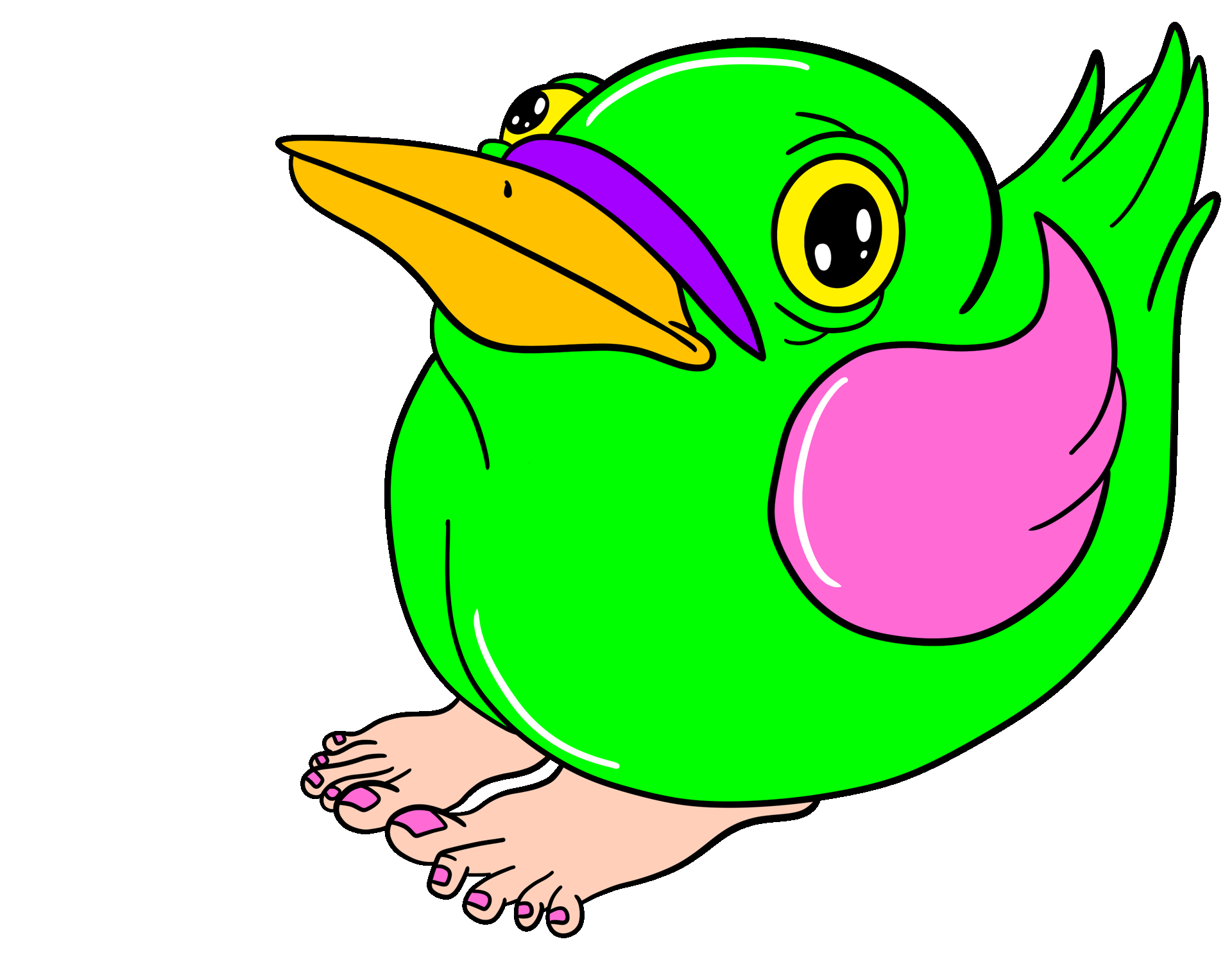 Bird Reaction Sticker by Richie Brown for iOS & Android | GIPHY