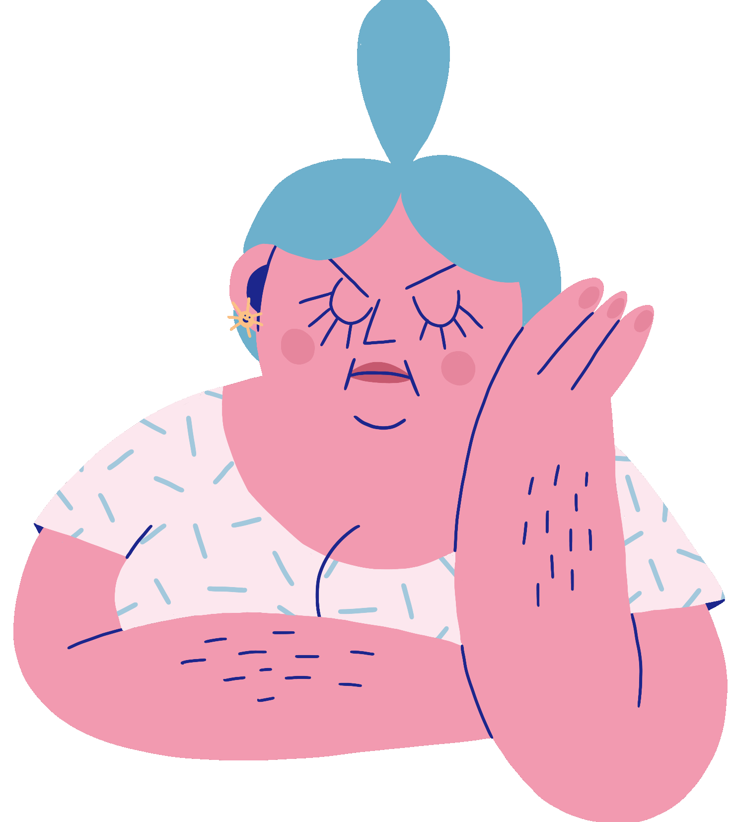 Facepalm Sigh Sticker by Marie Boiseau for iOS & Android | GIPHY