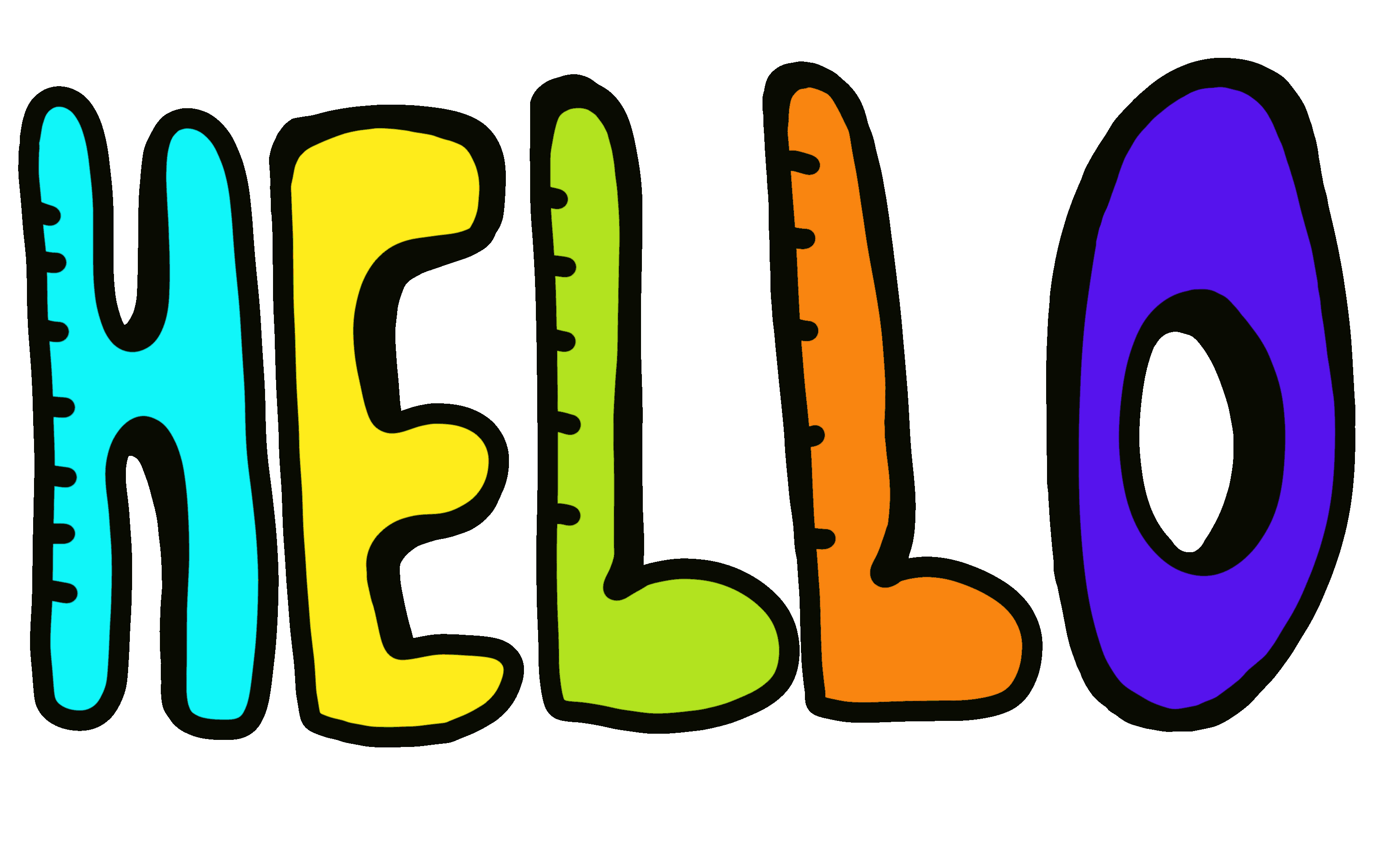 Rainbow Hello Sticker by Jelene for iOS & Android | GIPHY