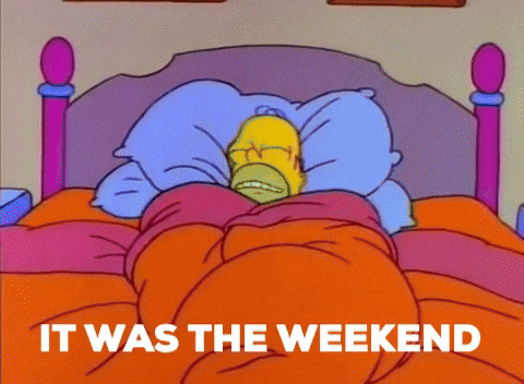 The Weekend Is Too Short GIFs - Get the best GIF on GIPHY
