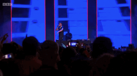 Big Weekend Jump GIF by BBC Radio 1 - Find & Share on GIPHY