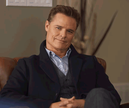 Smirk Reaction GIF by Hallmark Movies & Mysteries - Find & Share on GIPHY