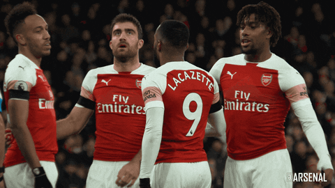 Celebrate Premier League GIF by Arsenal - Find & Share on GIPHY
