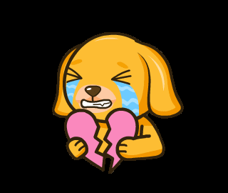 Sad Dog Animated Gif