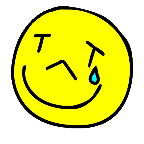 Happy Cry Sticker by theF*CEGuy for iOS & Android | GIPHY