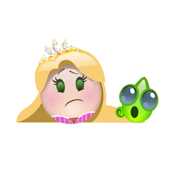 Emoji Rapunzel GIF by Disney - Find & Share on GIPHY