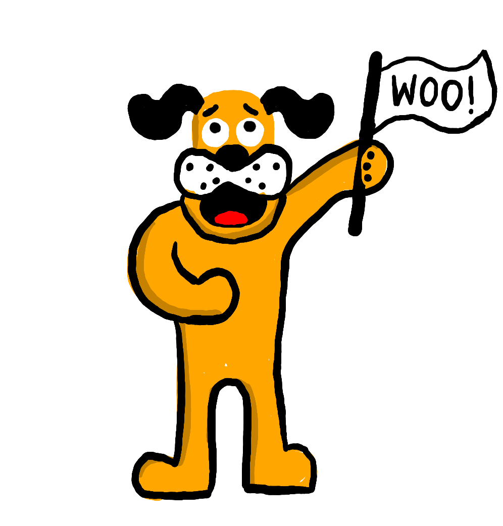 Dog Yes Sticker by wolfmantrev for iOS & Android | GIPHY