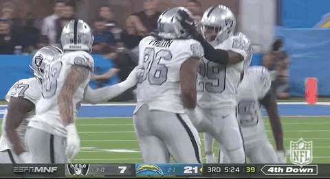 Las Vegas Raiders Football GIF by NFL - Find & Share on GIPHY