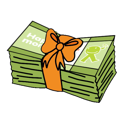 Money Gift Sticker by 해피머니 for iOS & Android | GIPHY