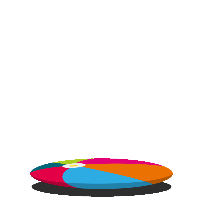 Beach Ball Sticker by Netflights for iOS & Android | GIPHY